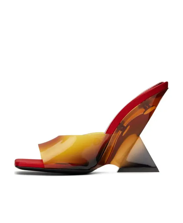 Attico Cheope Heeled Mules - Multicolor