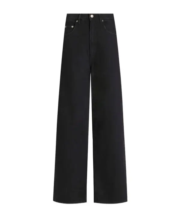 Dolce & Gabbana Five-pocket Wide-leg Jeans - Black