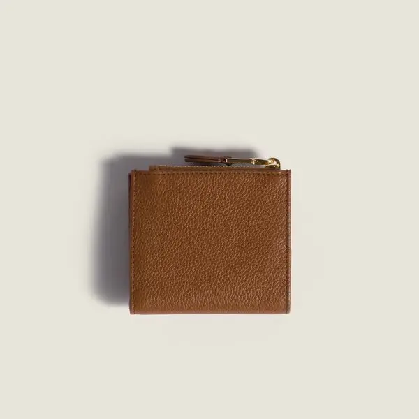 Miu Miu Small Leather Wallet - Cognac