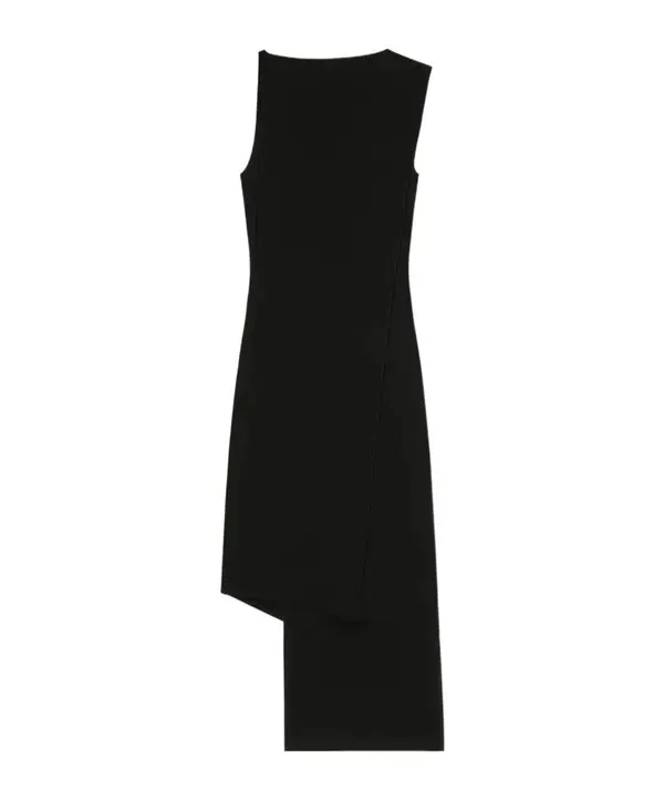 COURREGES Asymmetrical Long Interwoven Dress