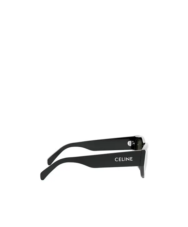 Celine Geometric Frame Sunglasses - Black