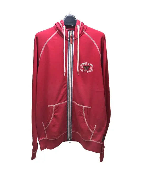 Emporio Armani Logo Zip Up Hoodie