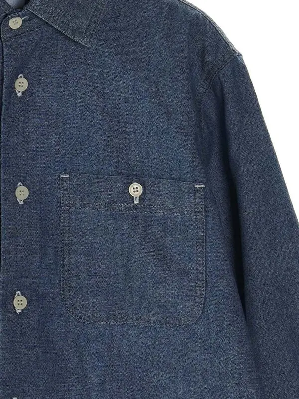 Aspesi Long Sleeve Buttoned Cotton Shirt
