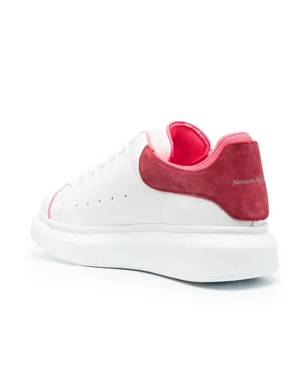 Alexander McQueen Oversized Lace-up Sneakers - White