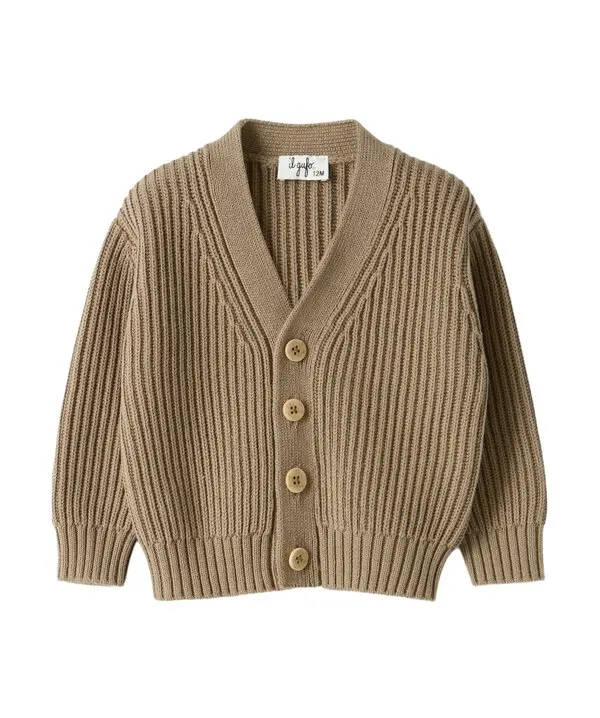 IL GUFO Long-sleeved V-neck Cardigan