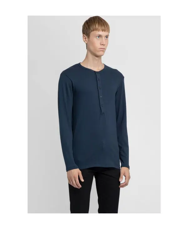 TOM FORD Crewneck Henley Pajama T-shirt