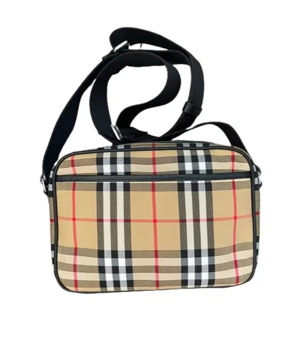 Burberry Plaid Shoulder Bag - Multicolor