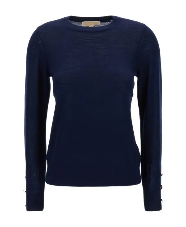 Michael Kors Crewneck Knitted Jumper - Black
