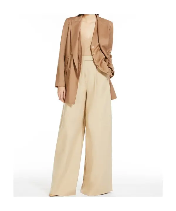 Max Mara Nebbie Double-breasted Blazer - Camel