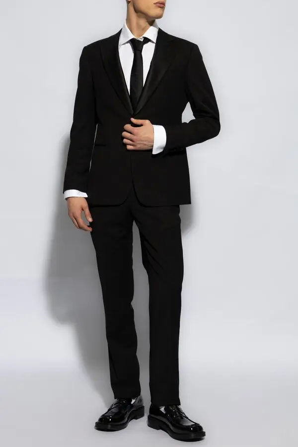 Giorgio Armani Single-breasted Tailored Suit - Black