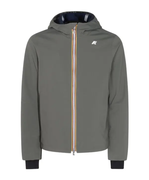 K-WAY Jacko Waterproof Short Jacket - Gray
