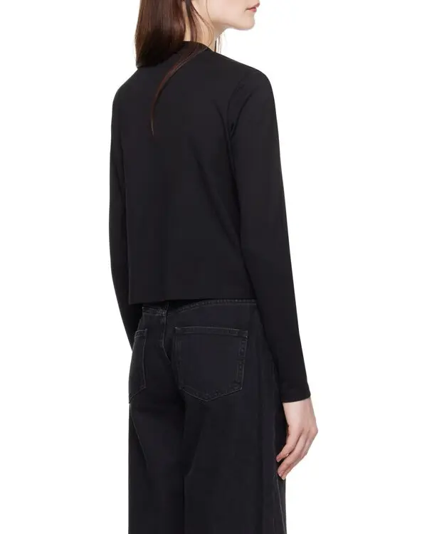 LOULOU STUDIO Long Sleeve Crewneck T-shirt