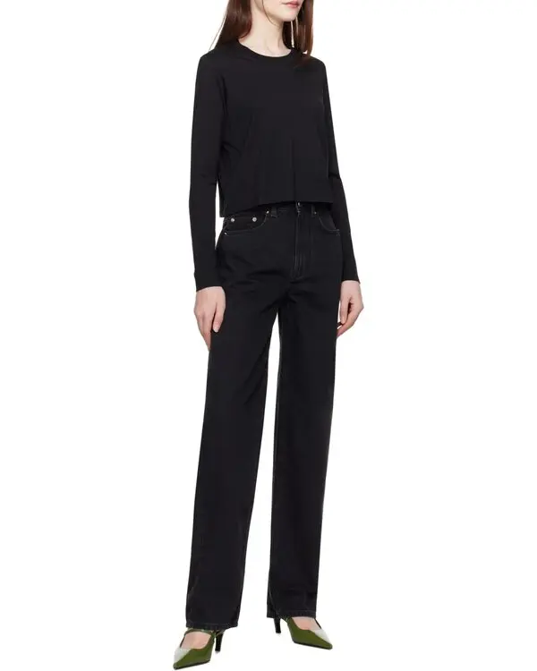 LOULOU STUDIO Long Sleeve Crewneck T-shirt