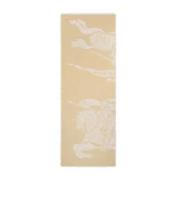 Burberry Knight Motif Long Scarf