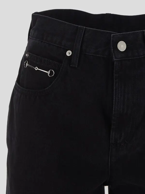 Gucci Horsebit Straight-leg Jeans