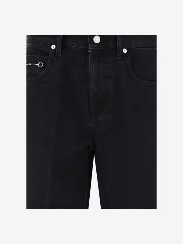 Gucci Horsebit Straight-leg Jeans