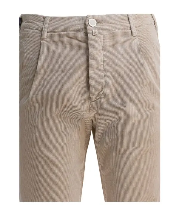 Jacob Cohen Corduroy Trousers - Beige