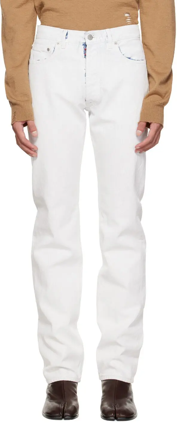 MAISON MARGIELA Bianchetto Straight-leg Jeans