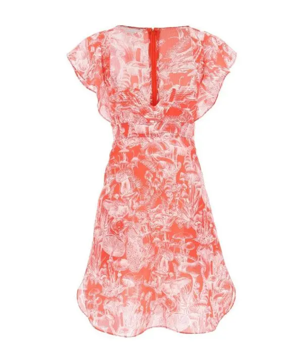 Stella McCartney Mushroom Print Short Dress