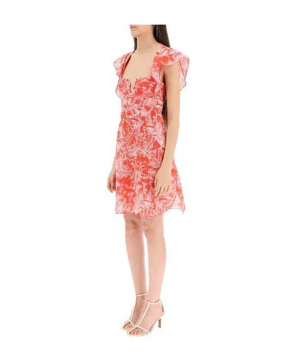 Stella McCartney Mushroom Print Short Dress