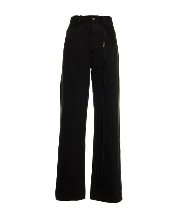 ANN DEMEULEMEESTER Wide-leg Cotton Jeans - No
