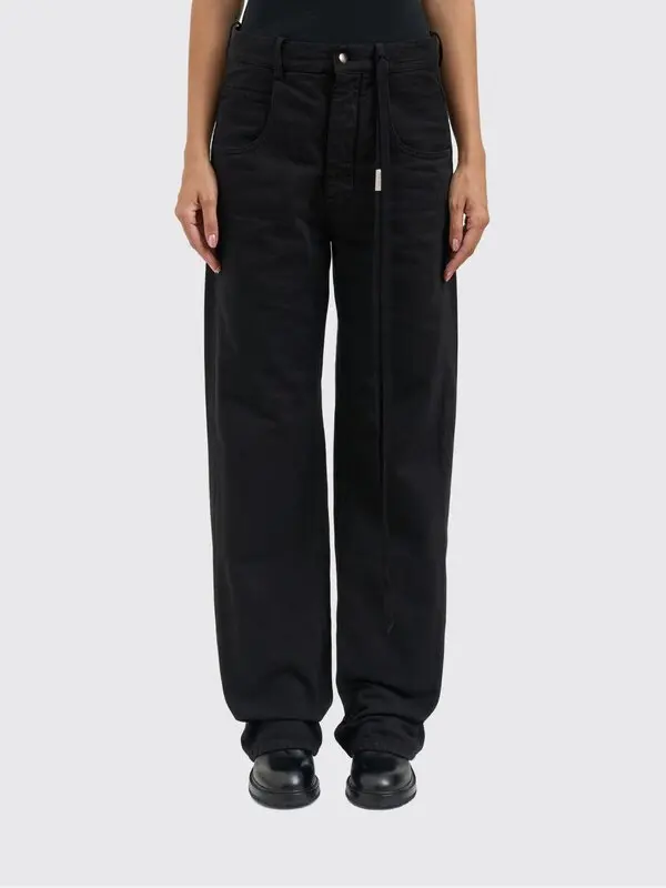 ANN DEMEULEMEESTER Wide-leg Cotton Jeans - No
