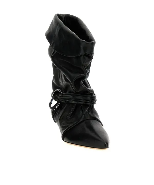 Isabel Marant Étoile Edrika Pointed-toe Boots With Embellished Straps
