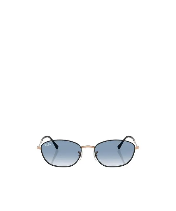 Ray-ban Geometric Metal Sunglasses - Black