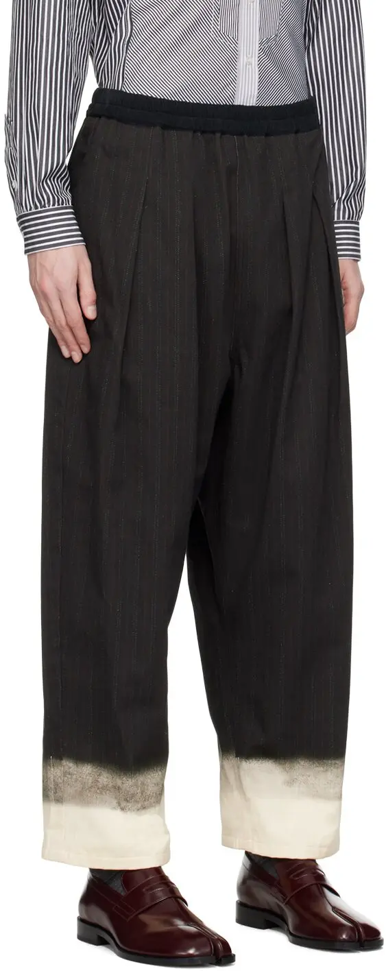 MAISON MARGIELA Drawstring Stitch Detailed Trousers