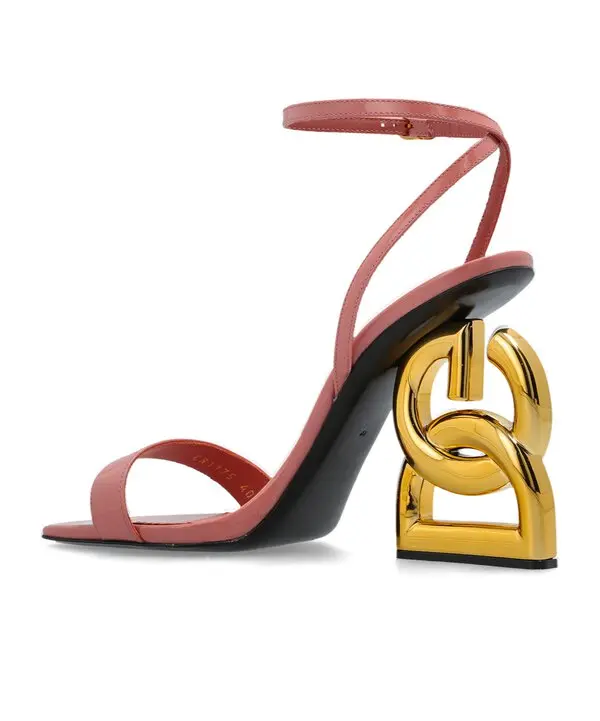 Dolce & Gabbana Keira Logo Heel Sandals