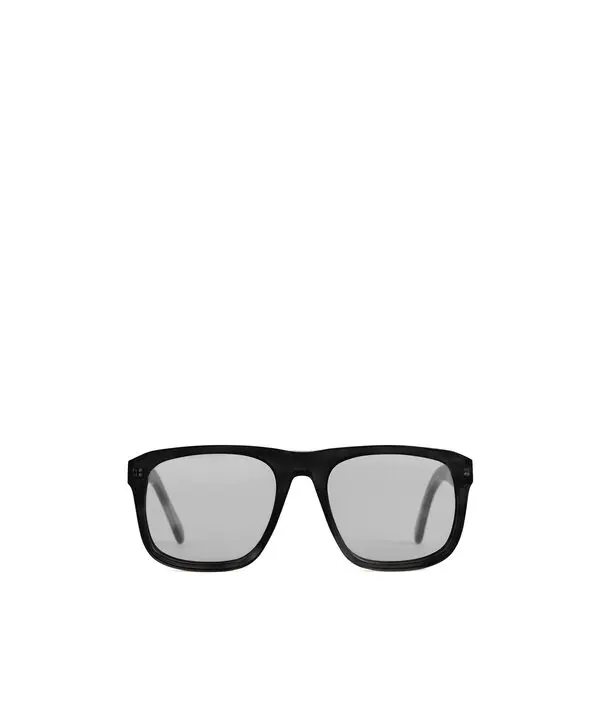 TOTEME Logo Plaque Navigator Sunglasses - Gray