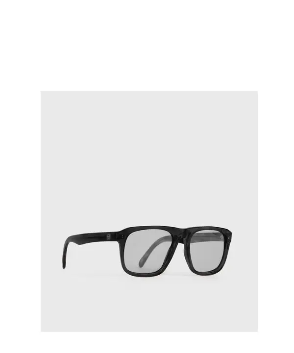 TOTEME Logo Plaque Navigator Sunglasses - Gray