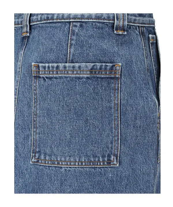 Khaite Genevieve Denim Skirt