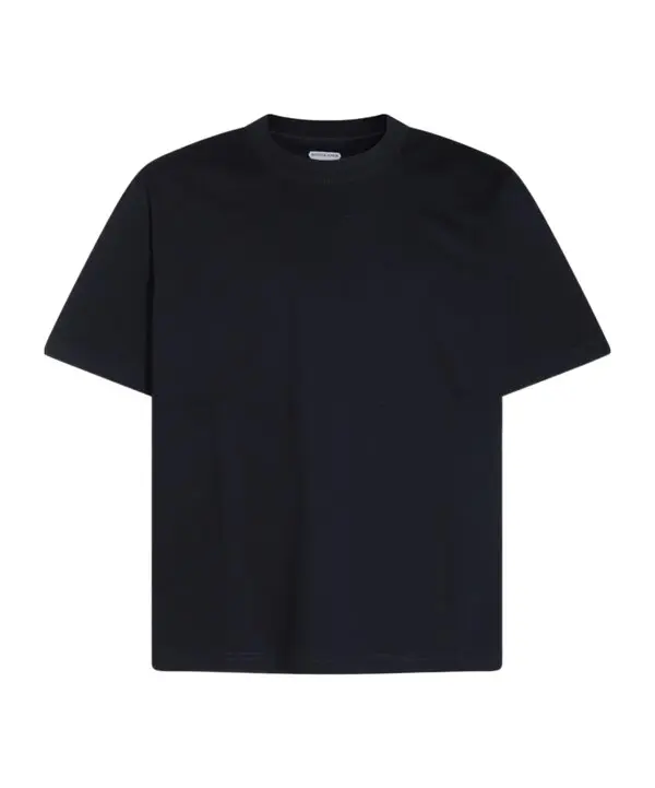 Bottega Veneta Check Detailed Crewneck T-shirt