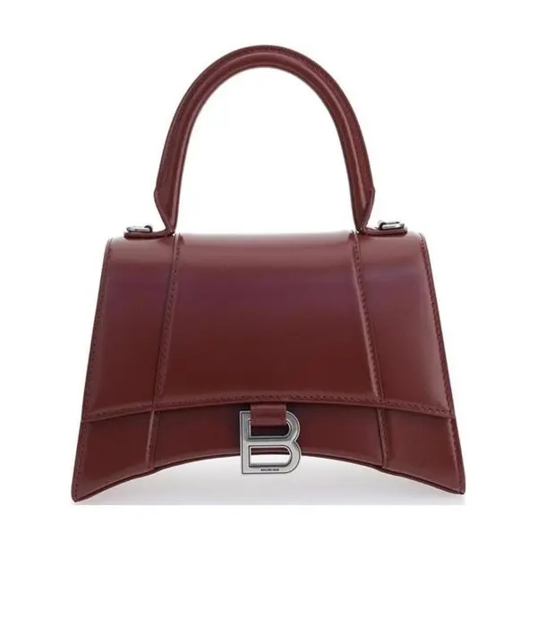Balenciaga Hourglass Small Handbag - Red