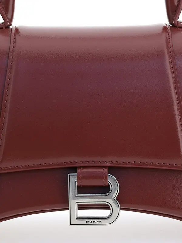 Balenciaga Hourglass Small Handbag - Red