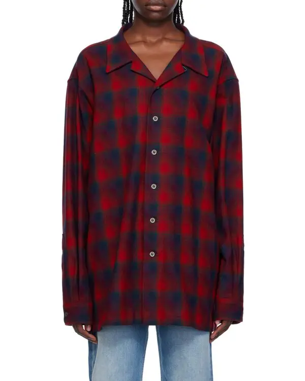 MAISON MARGIELA Pendleton Checked Oversized Shirt