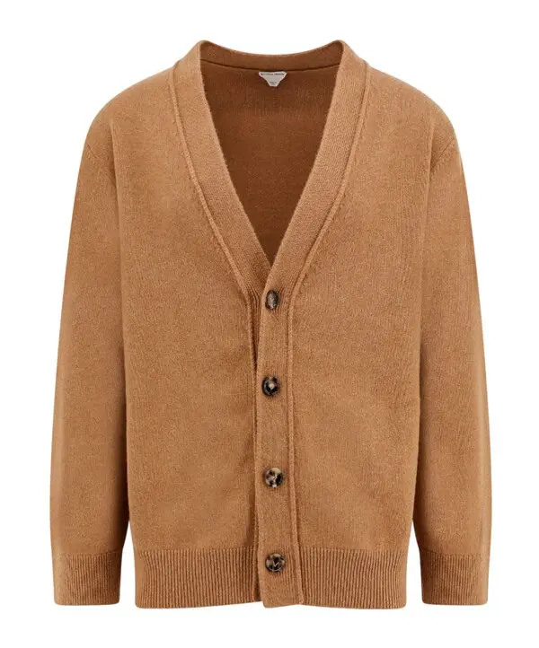 Bottega Veneta Long Sleeved Knitted Cardigan