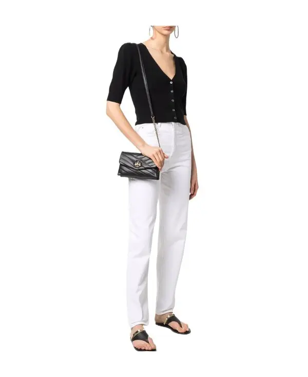 Tory Burch Kira Chevron Foldover Top Crossbody Bag