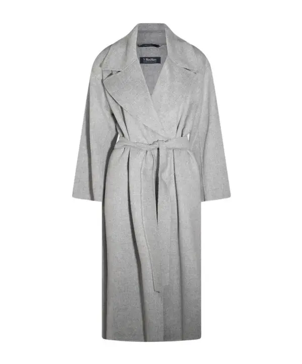 Max Mara Belted Long-sleeved Coat