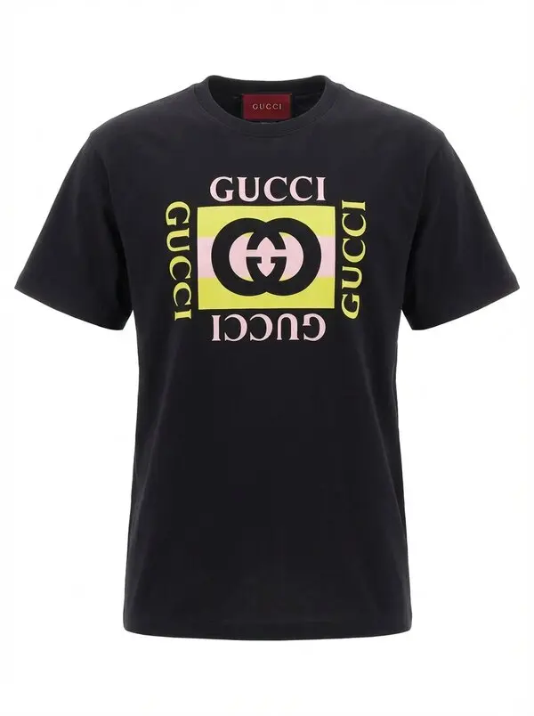 Gucci Logo-plaque Cotton T-shirt