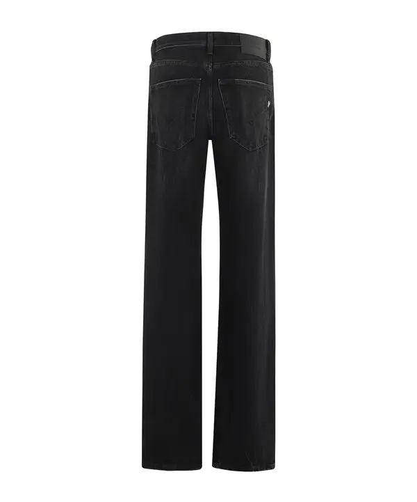 DONDUP Wide-leg Buttoned Jeans - Black
