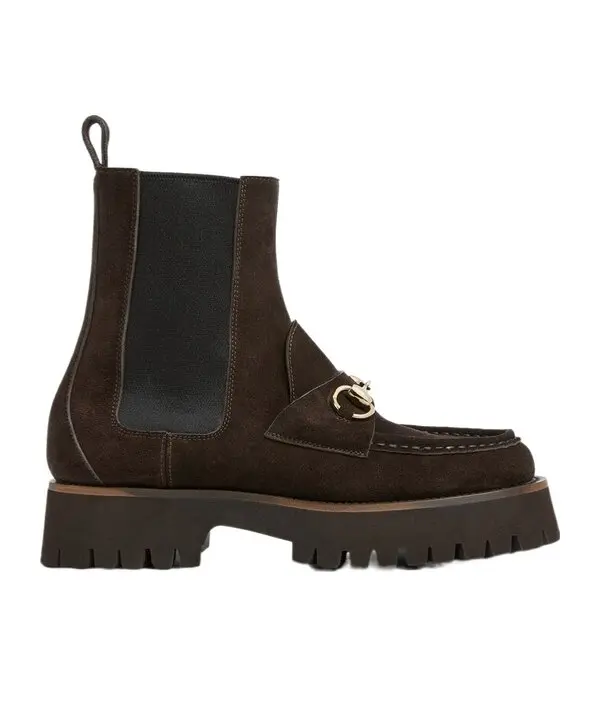 Gucci Horsebit Ankle Boots