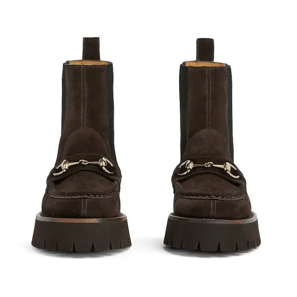 Gucci Horsebit Ankle Boots