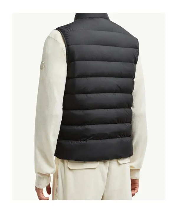 Moncler Lechtal Zip-up Padded Gilet - Black