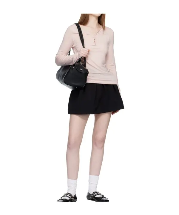 OPEN YY Wire Mini Skirt