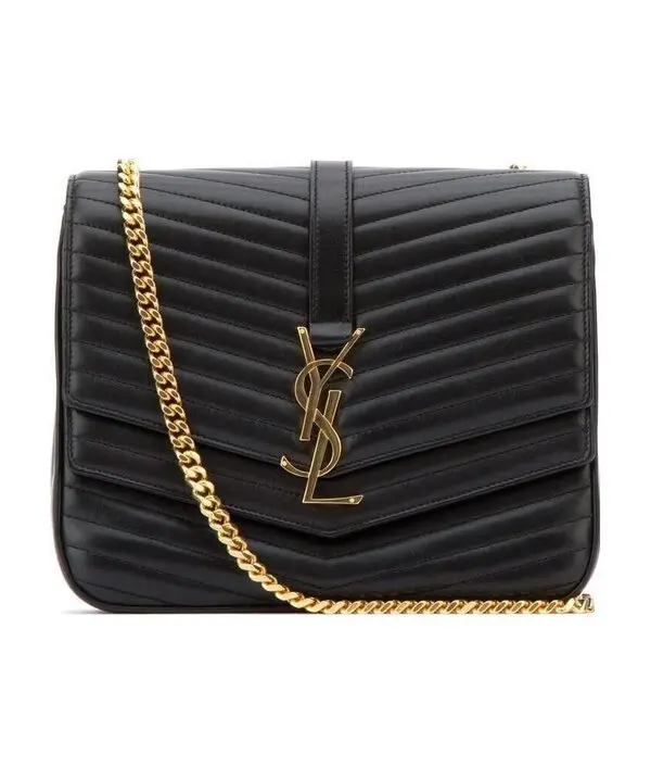 Saint Laurent Small Envelope Bag - Black