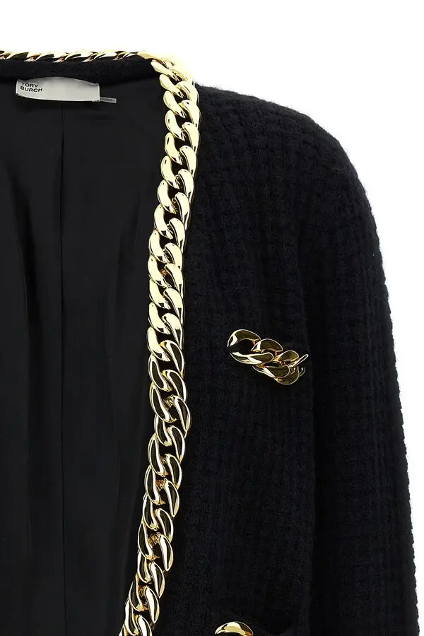 Tory Burch Kendra Chain Cardigan