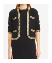 Tory Burch Kendra Chain Cardigan