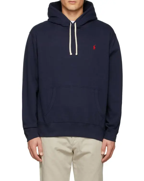 Polo Ralph Lauren Embroidered Logo Hoodie - Blue